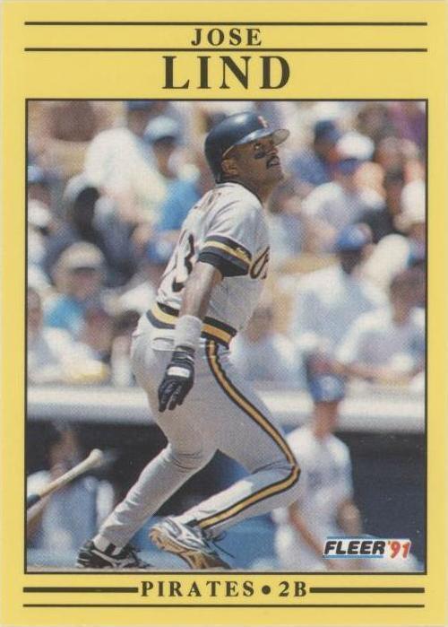1991 Fleer - #43 Jose Lind for sale online | eBay