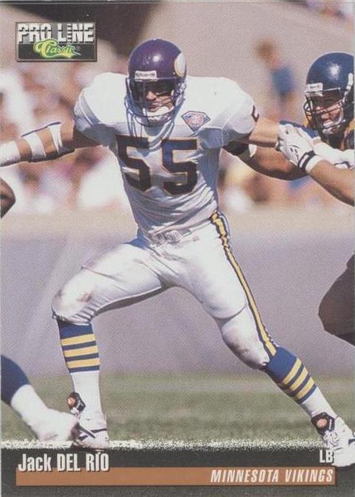 1995 Classic Pro Line - Jack Del Rio #244 for sale online | eBay