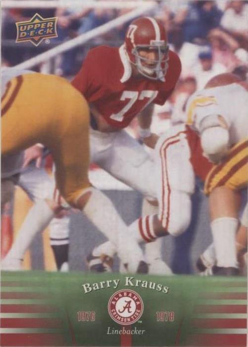 2012 Upper Deck University of Alabama - Barry Krauss #28 for sale ...