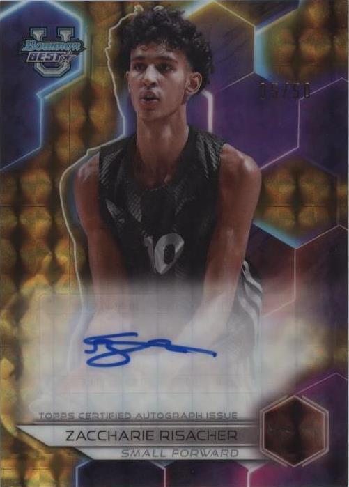 2023-24 Bowman University Best - Best of 2023 Autographs Zaccharie ...