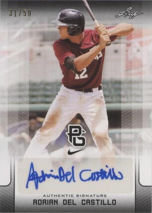 2017 Leaf Perfect Game National Showcase - Black #BA-ADC Adrian Del ...