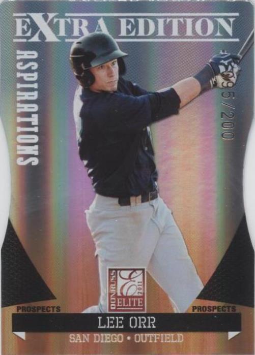2011 Donruss Elite Extra Edition - Prospects Lee Orr #85 Aspirations Die-Cut /200 (RC) for sale ...