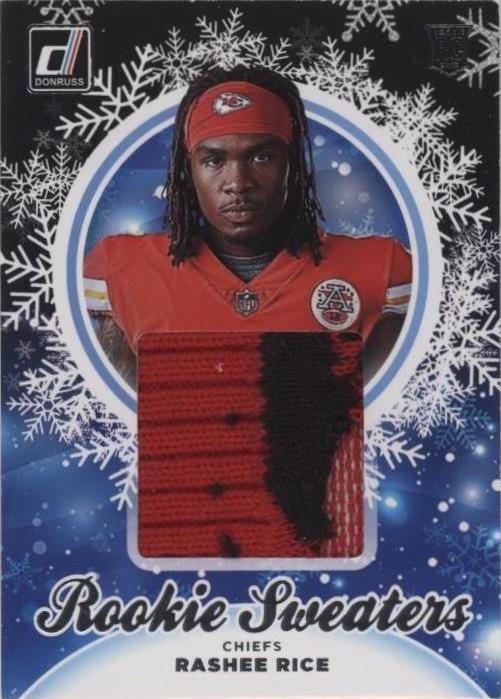 2023 Panini Donruss - Rookie Holiday Sweater #HS-RRI Rashee Rice (MEM ...
