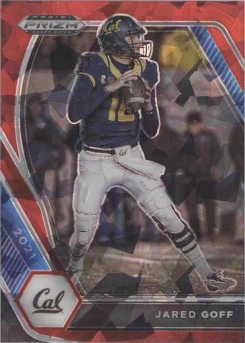 2021 Panini Prizm Draft Picks - Jared Goff #12 Red Ice Prizm for sale ...