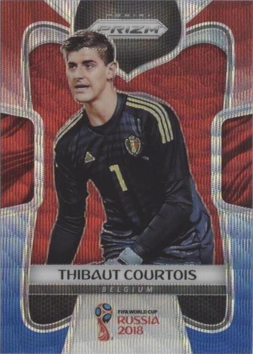 2018 Panini Prizm World Cup - Red & Blue Wave Prizm #21 Thibaut ...
