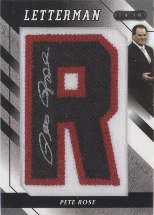 2008 Razor Letterman - Pete Rose #PR-R (AU) for sale online | eBay