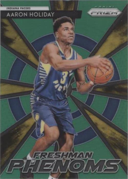 2018-19 Panini Prizm - Freshman Phenoms Aaron Holiday #3 Green Prizm ...
