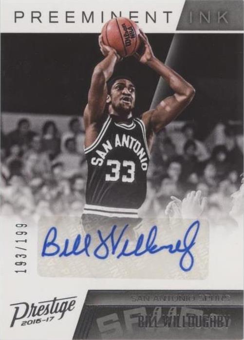 2016-17 Panini Prestige - Preeminent Ink #1 Bill Willoughby /199 (AU ...