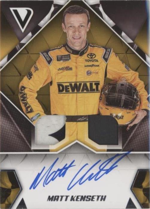 2019 Panini Victory Lane - Dual Swatch Signatures Gold #DSS-MK Matt ...
