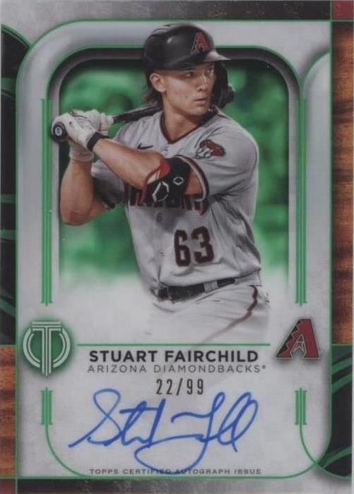 2022 Topps Tribute - Tribute Autographs Stuart Fairchild #TA-SFA Green ...