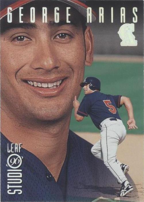 1996 Leaf Studio - George Arias #146 Silver Press Proof /100 for sale ...