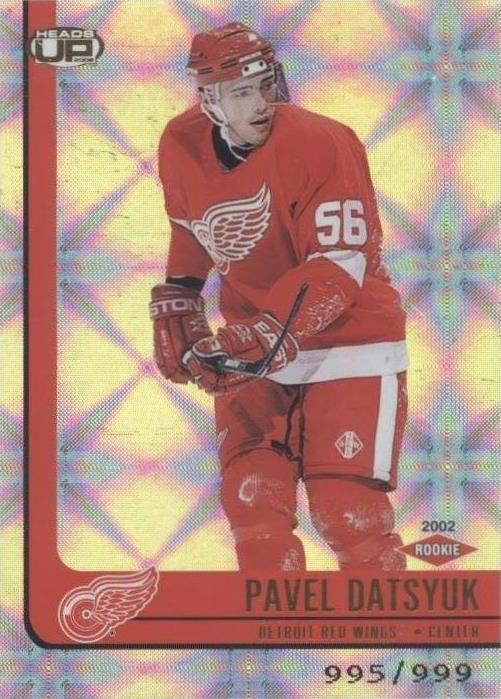 2001-02 Pacific Heads Up - Rookie #106 Pavel Datsyuk /999 (RC) for sale ...