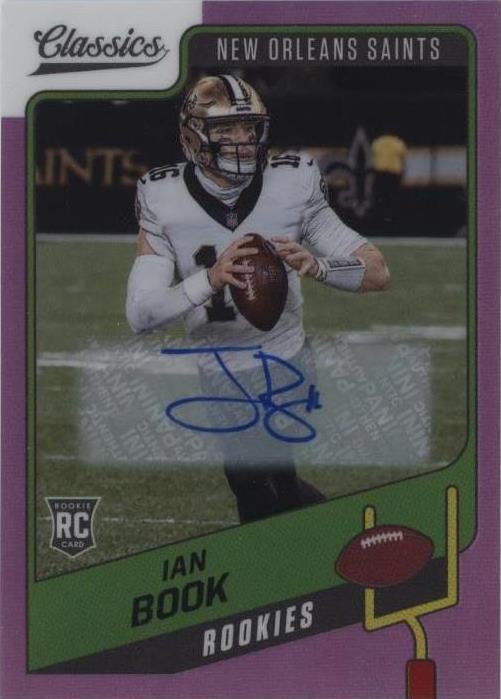 2021 Panini Classics - Rookies Ian Book #177 Premium Edition Purple ...