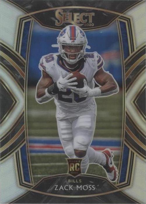 2020 Panini Select - Club Level Silver Prizm #269 Zack Moss (RC) for ...