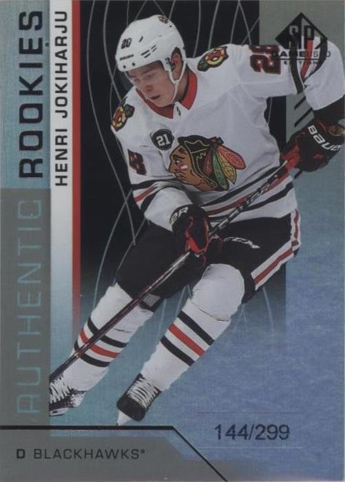 2018-19 Upper Deck SP Game Used - Authentic Rookies Henri Jokiharju ...