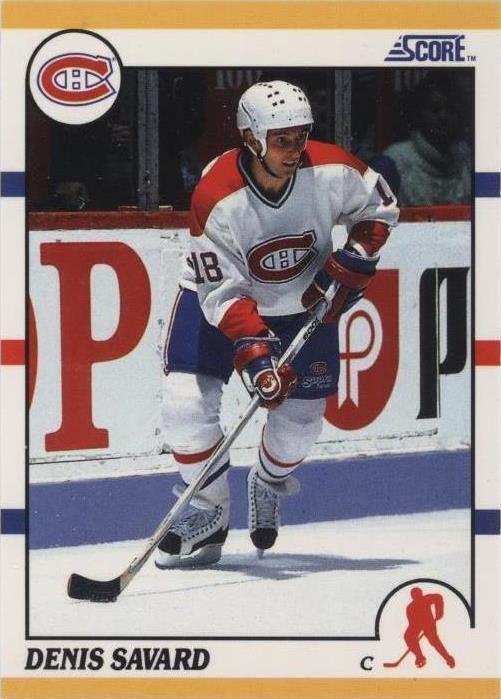 1990-91 Score Rookie & Traded - Denis Savard #1T for sale online | eBay