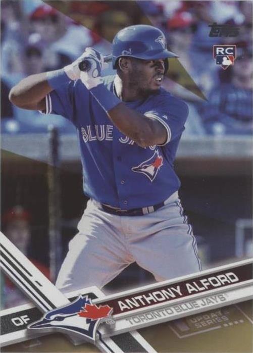 2017 Topps Update Series - Anthony Alford #US92 Gold /2017 (RC) for ...