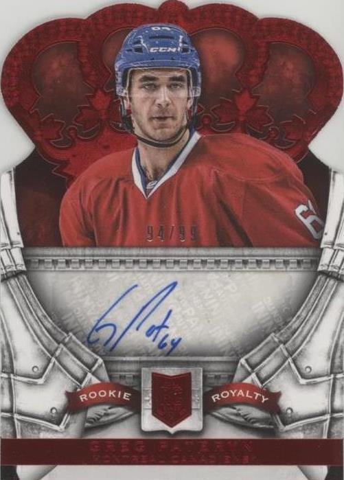 2013-14 Panini Crown Royale - Rookie Royalty Signatures Greg Pateryn ...