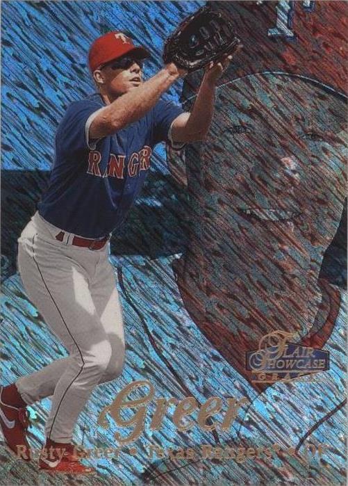 1998 Flair Showcase - Row 1 Rusty Greer #105 for sale online | eBay