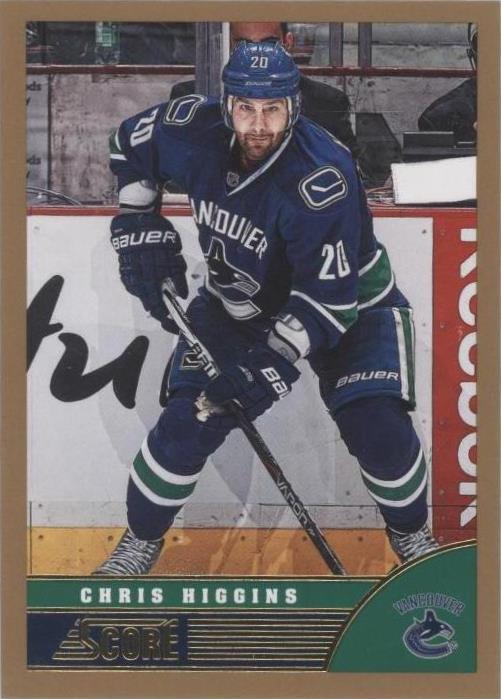 2013-14 Score - Gold #507 Chris Higgins for sale online | eBay