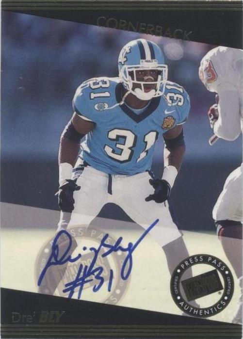 1999 Press Pass - Autographs Dre' Bly (AU, RC) for sale online | eBay