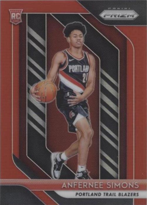 2018-19 Panini Prizm - Anfernee Simons #61 Red Prizm /299 (RC) for sale online | eBay