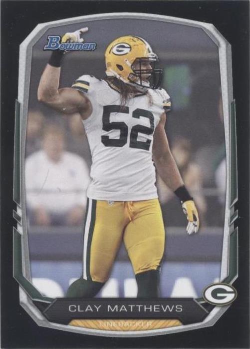 2013 Bowman - Black #83 Clay Matthews for sale online | eBay