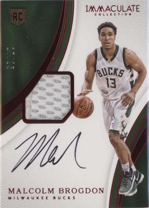 2016-17 Panini Immaculate Collection - Rookie Patch Autographs Red #109 ...