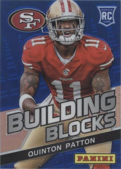 2013 Panini Monster Box - Prizm Building Blocks Quinton Patton #18 Blue ...