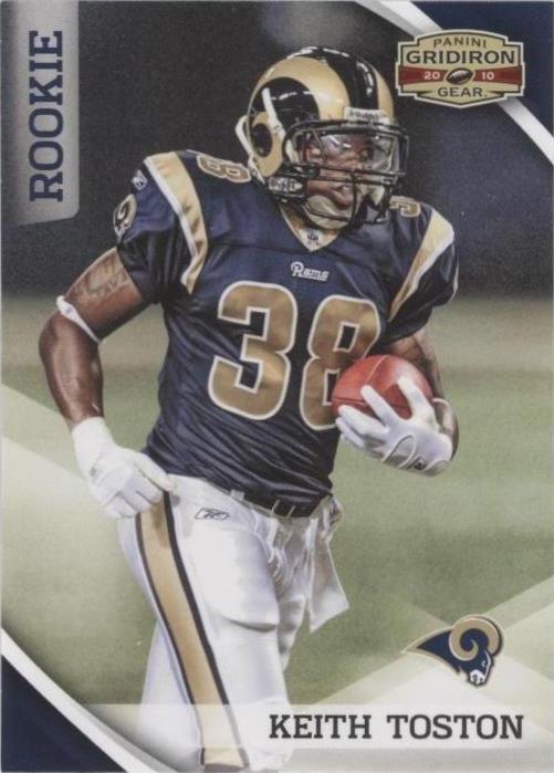 2010 Panini Gridiron Gear - Rookie #212 Keith Toston (RC) for sale ...