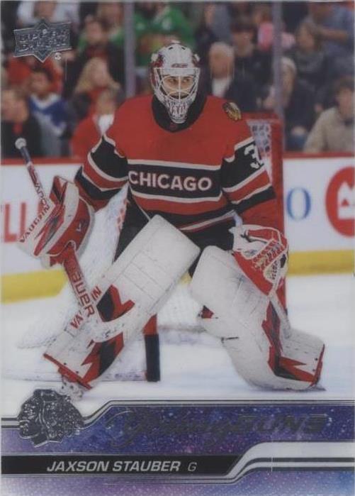 2023-24 Upper Deck Series 1 - Young Guns Clear Cut #207 Jaxson Stauber ...