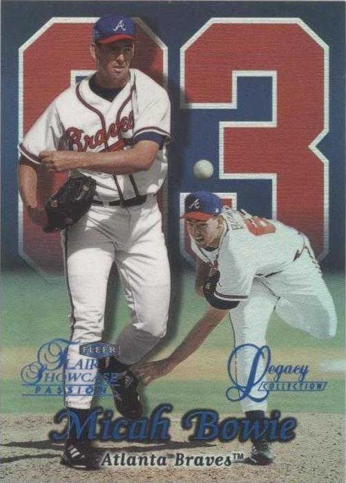 1999 Flair Showcase - Micah Bowie #18L Row 2 Legacy Collection /99 (RC) for sale online | eBay