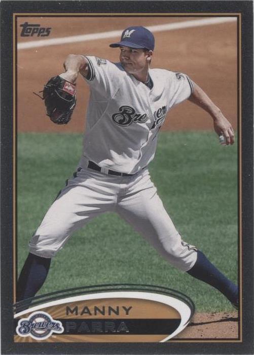 2012 Topps Update Series - Black #US51 Manny Parra /61 for sale online ...