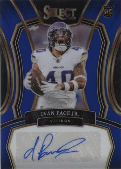 2023 Panini Select - Rookie Signatures Ivan Pace Jr. #RSI-IPA Blue ...