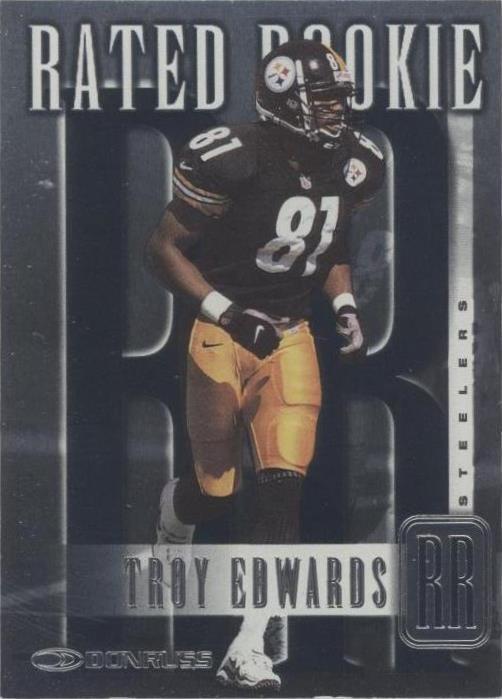 1999 Donruss - Rated Rookie Troy Edwards #RR12 /5000 (RC) for sale ...