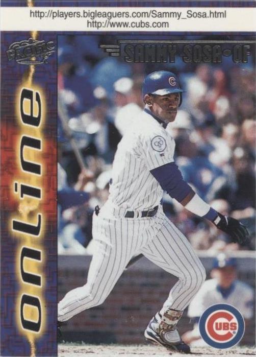 1998 Pacific Online - Sammy Sosa #154 for sale online | eBay