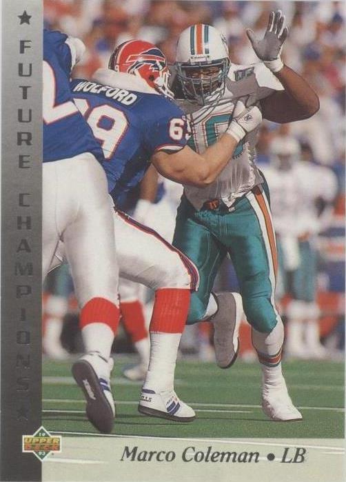 1993 Upper Deck NFL Experience - #17 Marco Coleman for sale online | eBay