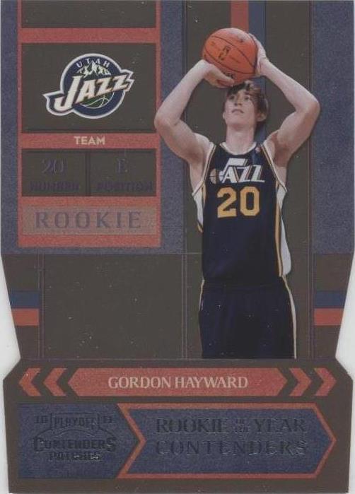 2010-11 Playoff Contenders Patches - Rookie of the Year Contenders ...