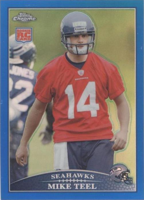 2009 Topps Chrome - Blue Refractor #TC189 Mike Teel (RC) for sale ...