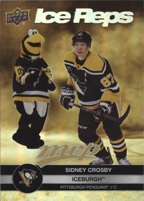 2023-24 Upper Deck MVP - Ice Reps Gold #IR-6 Sidney Crosby, Iceburgh ...