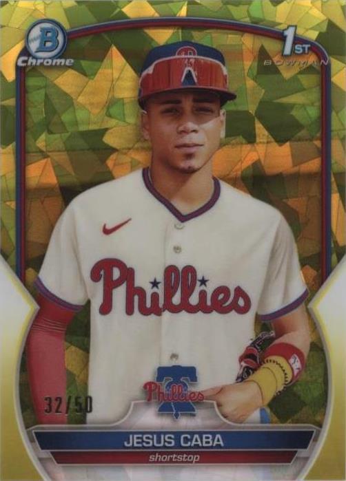 2023 Bowman Chrome Sapphire Edition - Prospects Yellow #BCP-164 Jesus ...