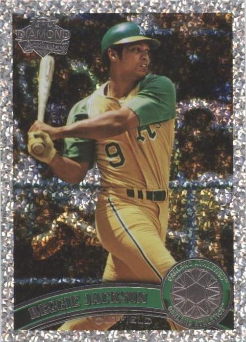 2011 Topps - Legend Variation Reggie Jackson #410 Platinum Diamond ...