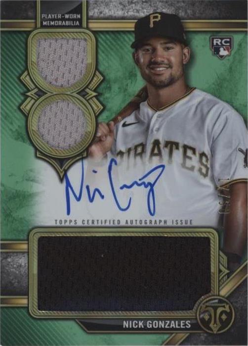 2024 Topps Triple Threads - Rookie Autograph Relics Nick Gonzales #RAR ...