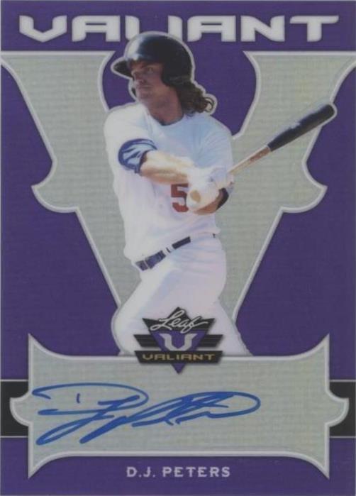2018 Leaf Valiant - Purple #BA-DJP D.J. Peters /15 (AU, RC) for sale ...