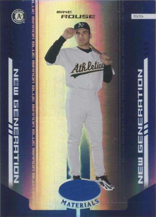 2004 Leaf Certified Materials - New Generation Mike Rouse #276 Blue ...