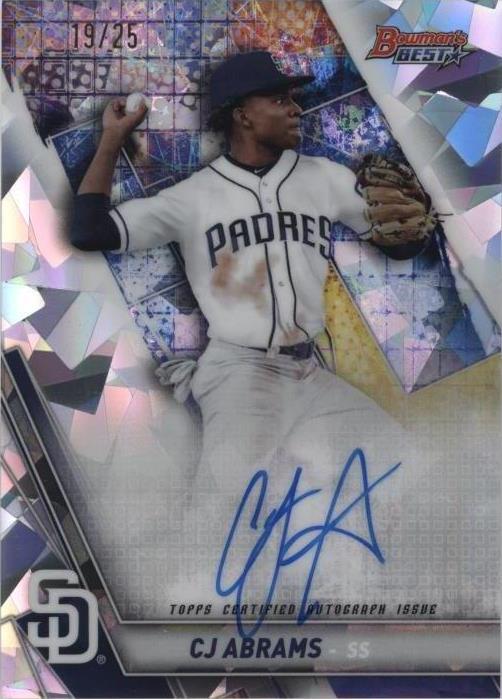 2019 Bowman's Best - Autographs Atomic Refractor #B19-CJA C.J. Abrams /25 (AU, RC) for sale ...