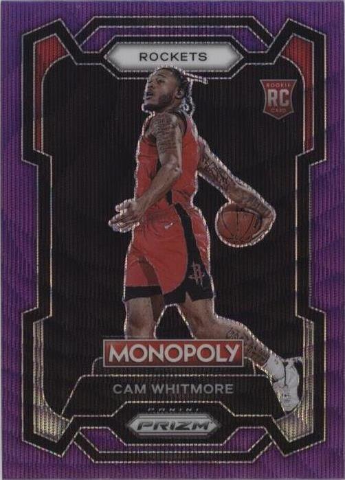 2023-24 Panini Prizm Monopoly - Purple Wave Prizm #31 Cam Whitmore (RC ...