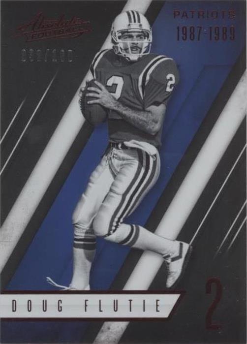 2016 Panini Absolute - Retired Doug Flutie #105 Spectrum Red /100 for ...