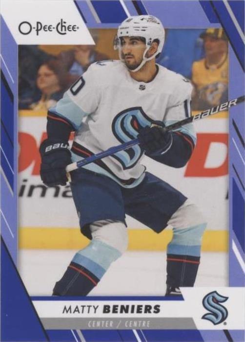 2023-24 O-Pee-Chee - Matty Beniers #40 Blue Border for sale online | eBay