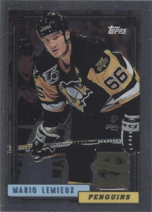 2000-01 Topps Chrome - Mario Lemieux Commemorative Series Reprints ...